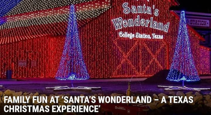 4b/3b, Game Day, Santa's Wonderland, Close2a&m & T - Santa's Wonderland, College Station