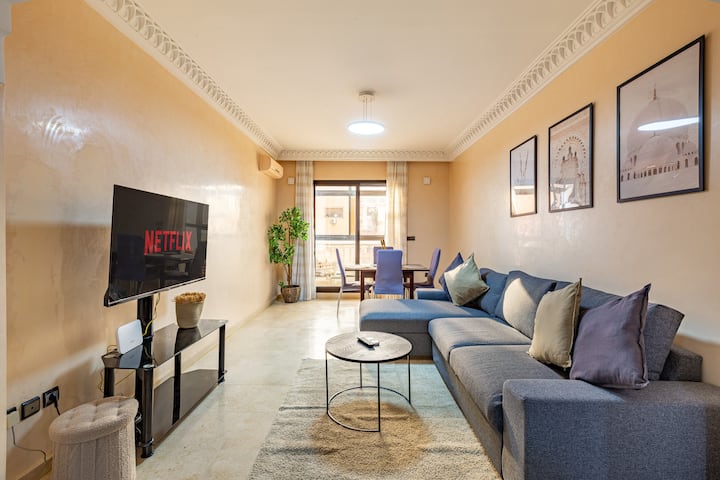 Appartement Cosy Avec Piscine Au Cœur De Guéliz - Marrakech