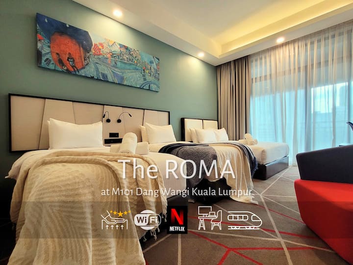 Twin Kltower Klcc 4pax Lrt 5min Netflix Wifi - Malaysia