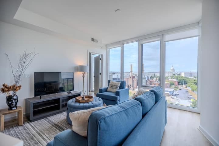 Lux Dc 2br/2ba | Roof, Gym Capitol Views + Balcony - RFK Stadium - Washington