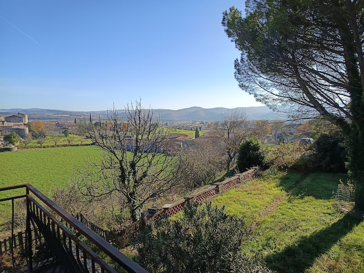 Maison Au Calme Avec Parc Et Vue - Ruoms