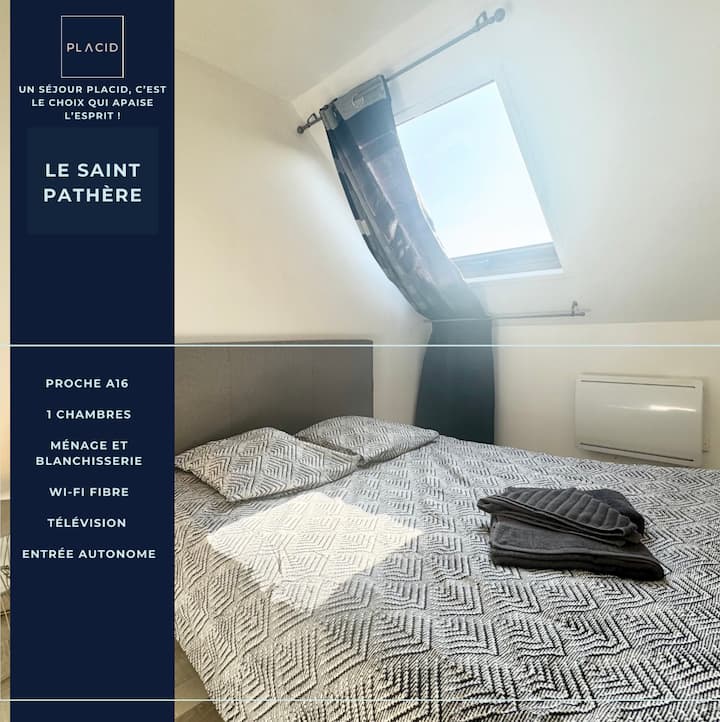 Le Saint Pathère * Proche A16 * Fibre - Calais