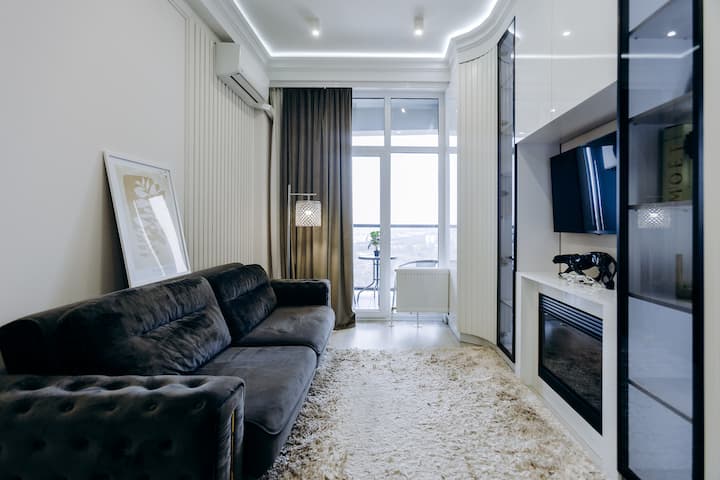 Oasis Lux Apartament - 키시나우