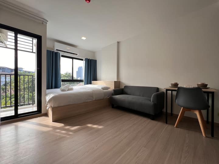 芭提雅市中心精致1卧公寓·21航站楼·步行街·海滩·海鲜市场·101 - Pattaya City