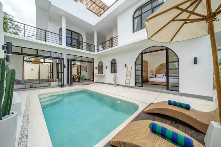 Canggu Luxury Mediterranean Villa Rice Field Oasis - Australia