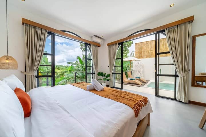 Boutique Canggu Rice Field Views New Villa W/ Pool - Australia