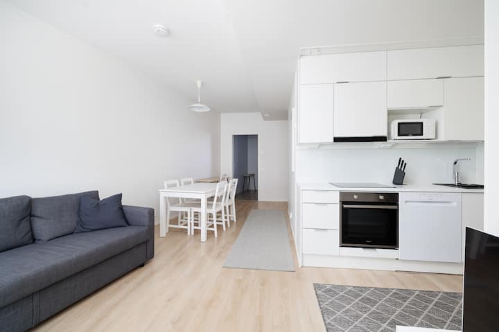 New And Light Three-room Apartment In The Centrum - Oulu