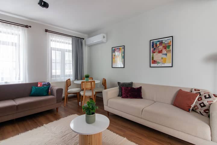 Appartement Moderne 2ch Avec Jardin Privé à Galata - İstanbul
