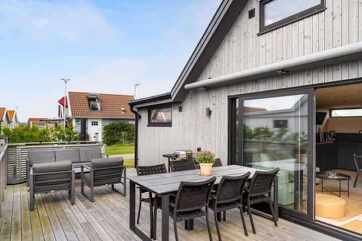 Modern Stuga 120m Från Havet - Falkenberg