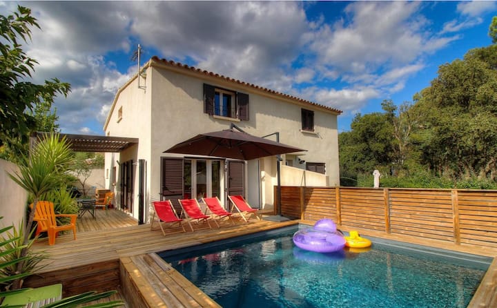 Villa - Piscine Chauffée à 10 Mn De Porto Vecchio - Porto-Vecchio