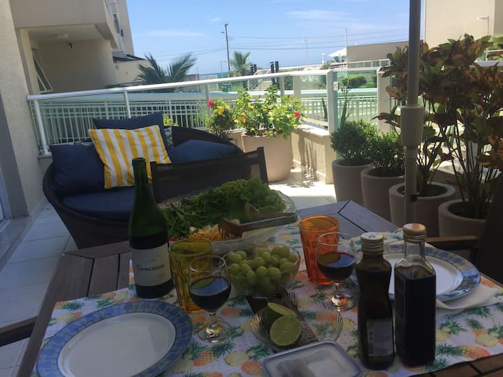 Ap Em Matinhos C/ Varandão Privativo E Piscina - Matinhos