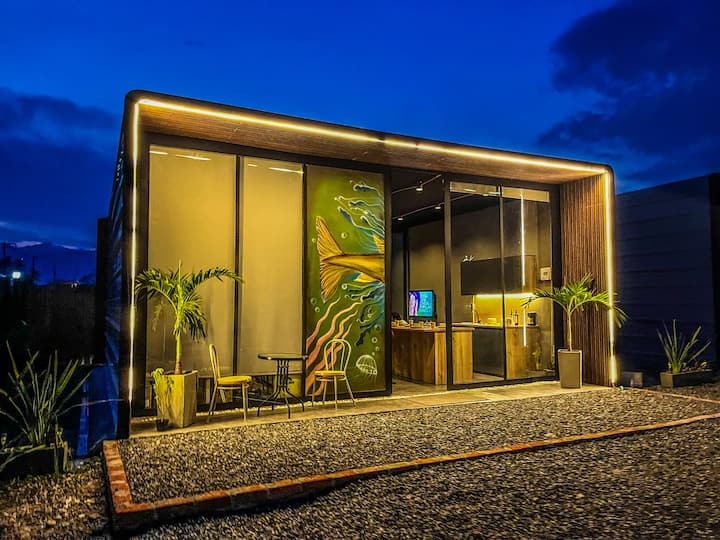 G1 Village - Cabaña Modular Atún Con Piscina Priv. - Ibagué