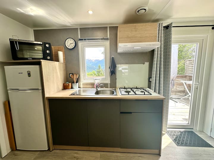 Mobil-home 6p Piscine*proche Lac - Savines-le-Lac