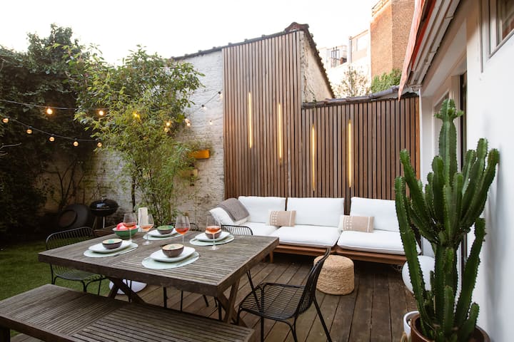 Superbe Duplex D'artiste Avec Jardin Et 2 Chambres - Ixelles