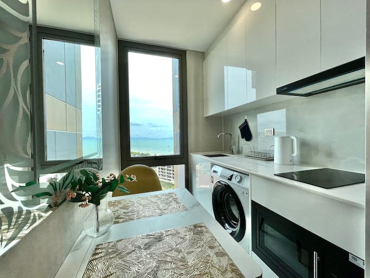 22004市区copa，市区海边公寓，生活便利，24小时安保 - Jomtien