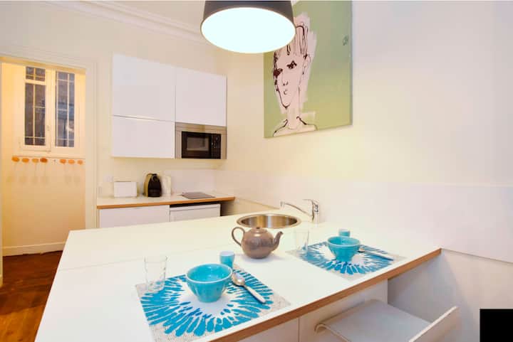 Grand Studio Calme - Quartier Montorgueil - Paris