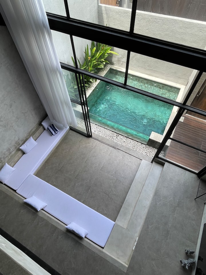 Central Berawa - Industrial Loft With Rooftop - Canggu