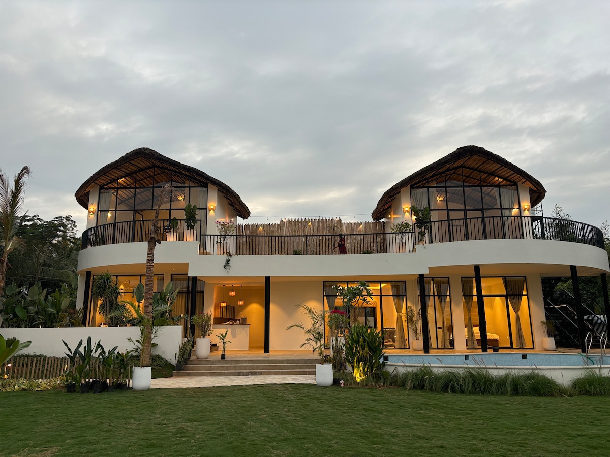 BaliSoul |4BR A Day in Bali,Hyderabad By Homeyhuts - Farm stays for ...