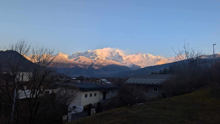 Charmant Studio Face Au Mt-blanc - Sallanches