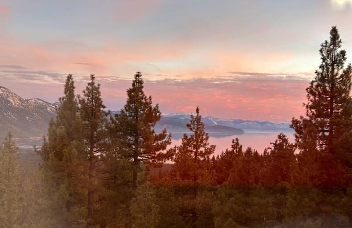 Paradis Pour 6, Vues Du Lac Tahoe Et Montagnes - Incline Village