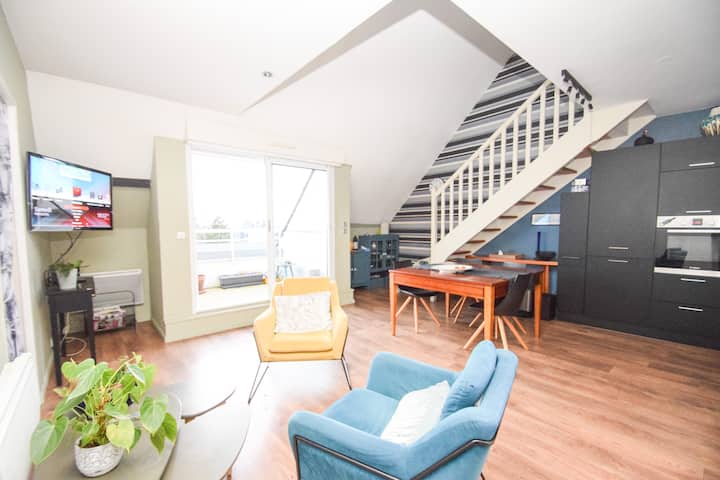 Appt 4 Pers En Duplex Cosy Avec Balcon Et Parking - Saint-Briac-sur-Mer