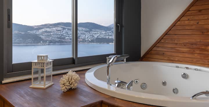 Scandic Homes Apartment Sea View - 2 Floor - Kalkan