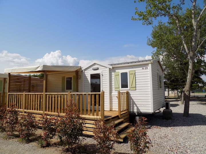 Mobil Home Climatisé 4 à 5 Pers - Sigean