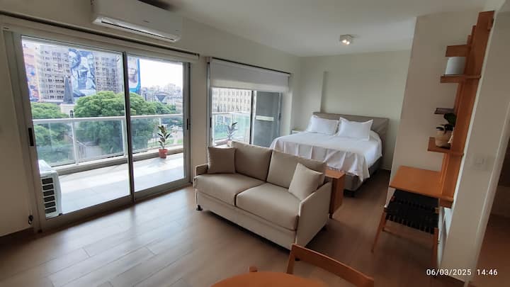 Loft Unico! Confort Con Gran Vista En Barrio Norte - Buenos Aires