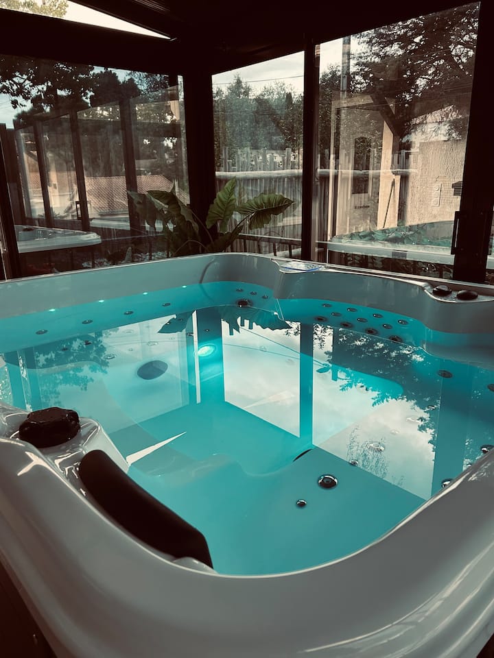 Villa 6p Jacuzzi Intérieur - Sauna - Garage - Béziers
