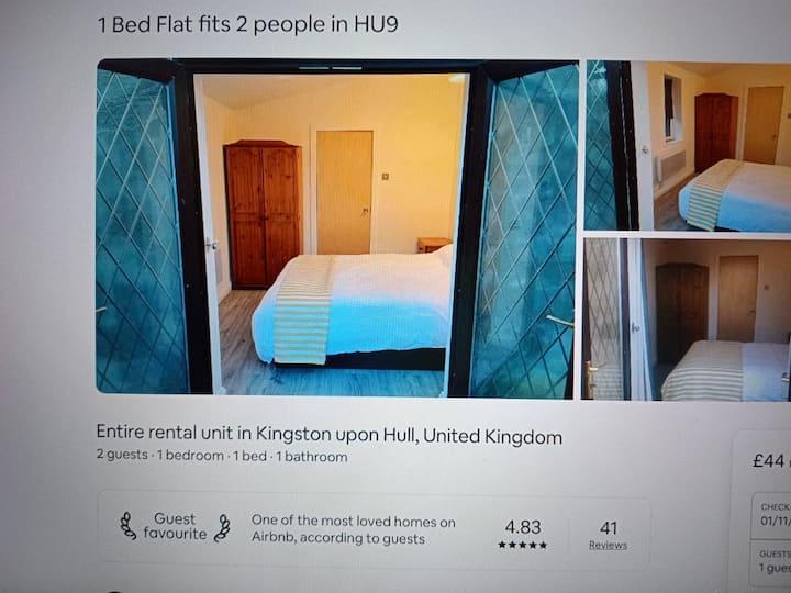 1 Bed Ground Floor Flat - Hull