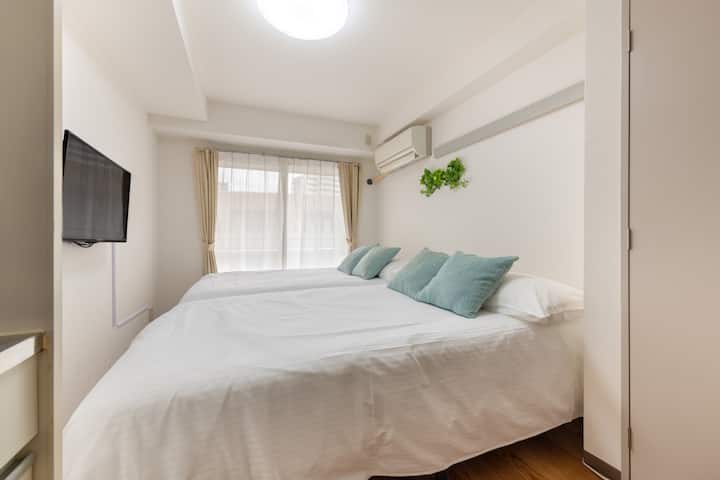 402 1r/西巣鴨駅徒歩7分/巣鴨駅徒歩9分/庚申塚徒歩1分/最大4名/他10部屋管理/長期滞在 - Tokyo