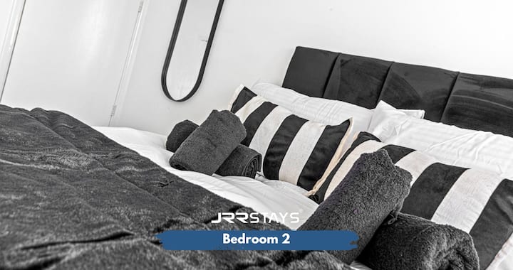 Jrr Stays - Bedworth  2 Bed Apt Sleeps 5 -Cv12 - Nuneaton