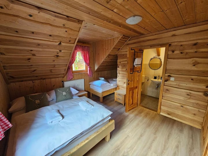 Hunting Cabin Talež - Room With Garden View - Bled