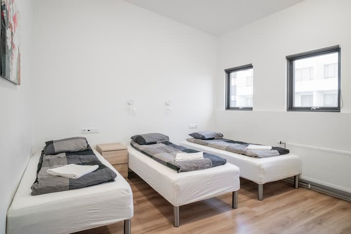 Pavi Guesthouse - Triple Room - Shared Bathroom - Reykjavik