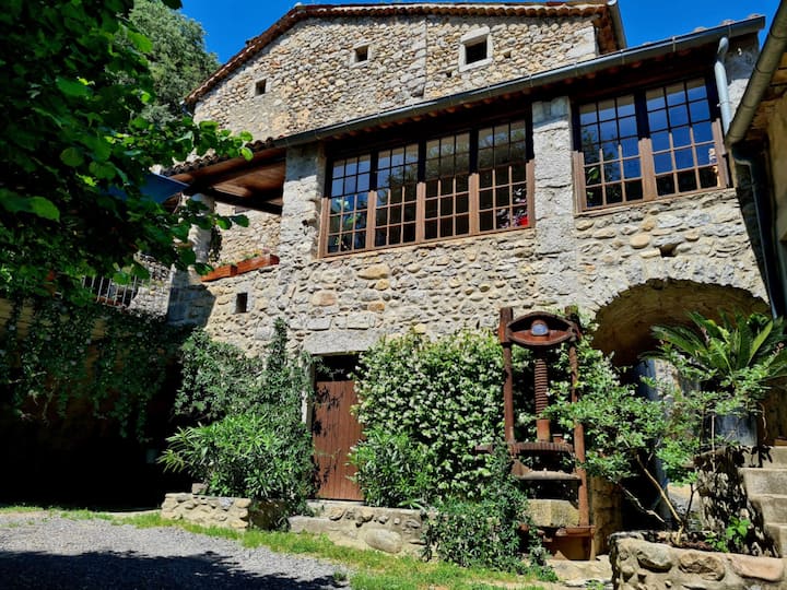 Le Moulin - Gite 8 Pers - Ardèche