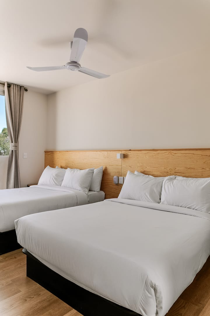 Suite Doble Con Cocina Y Terraza - Querétaro