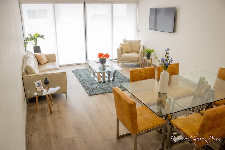 Exclusivo Departamento Familiar En Miraflores - Lima
