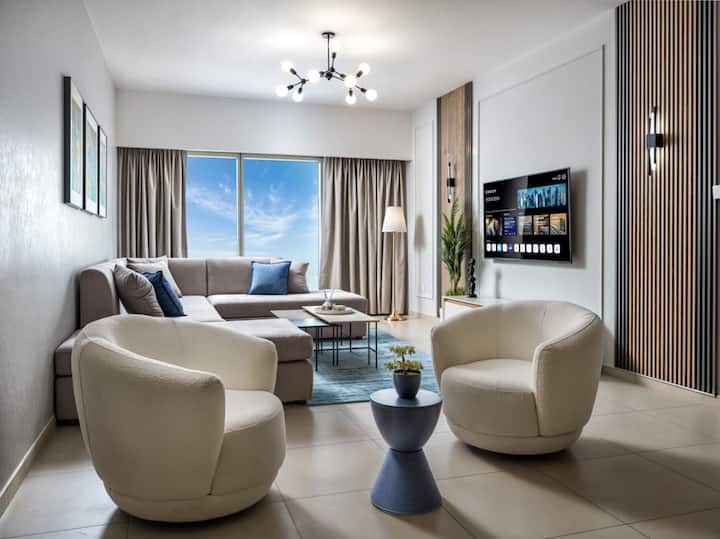 Grand 4br Apt In Gate Tower- Pool & Fitness Center - Abu Dhabi