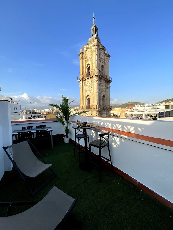ÁTico Increíble Terraza Corazón Centro San Juan - Málaga