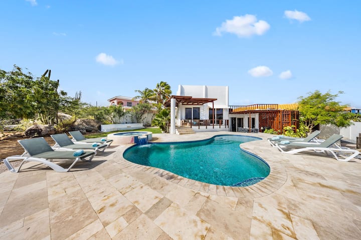 Beautiful 5br Villa *Zen*nature*views*bbq*bathtub* - Aruba