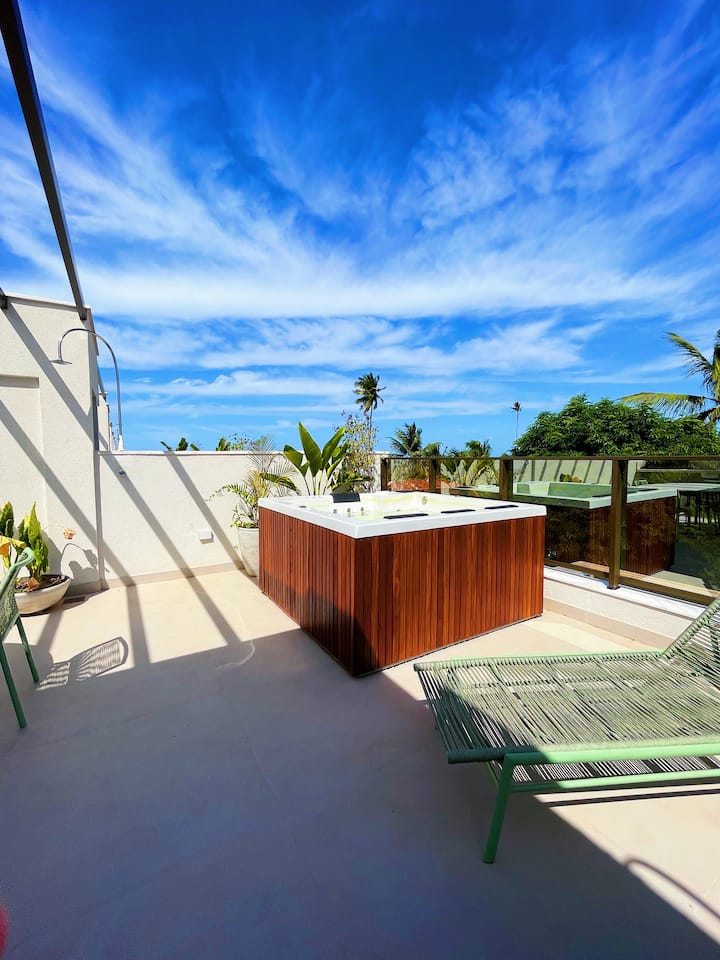 Duplex Com Spa 5 Lugares | The Home Smg By Liiv - São Miguel do Gostoso