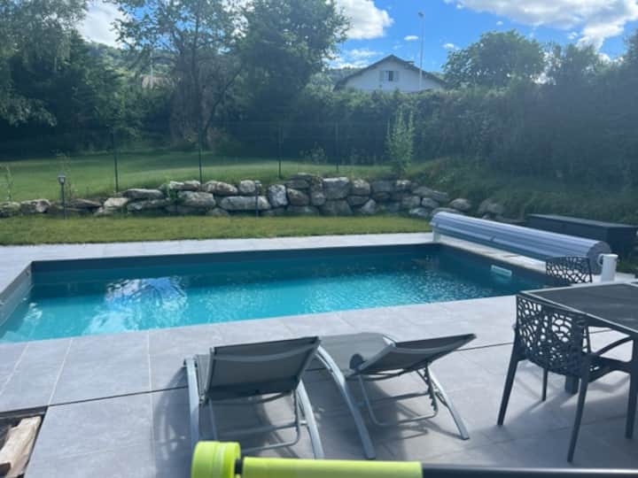 Charmante Villa Avec Piscine - Thollon-les-Mémises