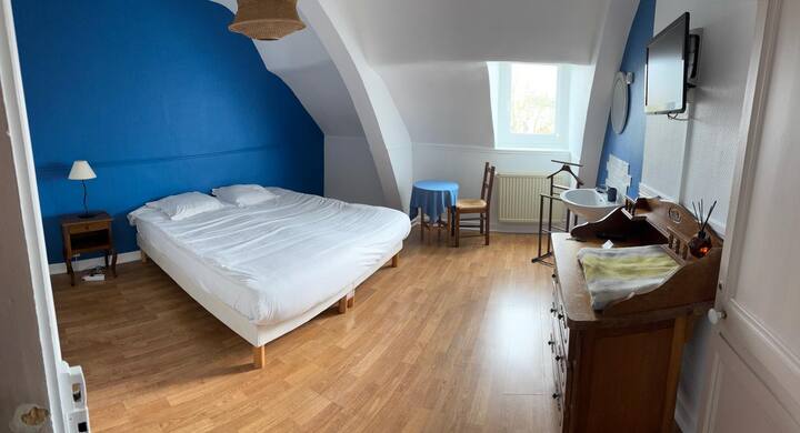 Chambre Saphir à 3 Min De La Mer - Saint-Valery-en-Caux