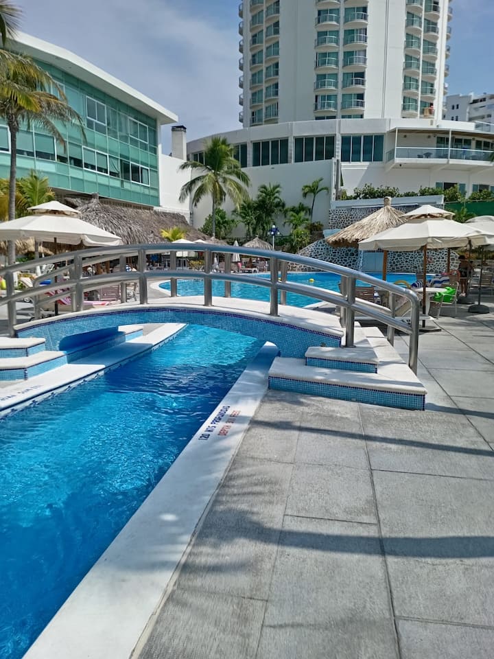 Loft Torre Acapulco/playa Priv Y Alberca - Acapulco