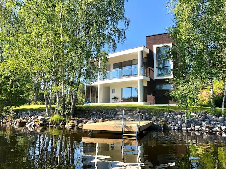 Villa Marina, Luksushuvila Päijänteellä - Padasjoki