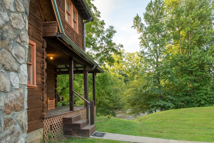 Rippling Waters Retreat | Riverfront Rustic Cabin - Cabins for Rent in ...