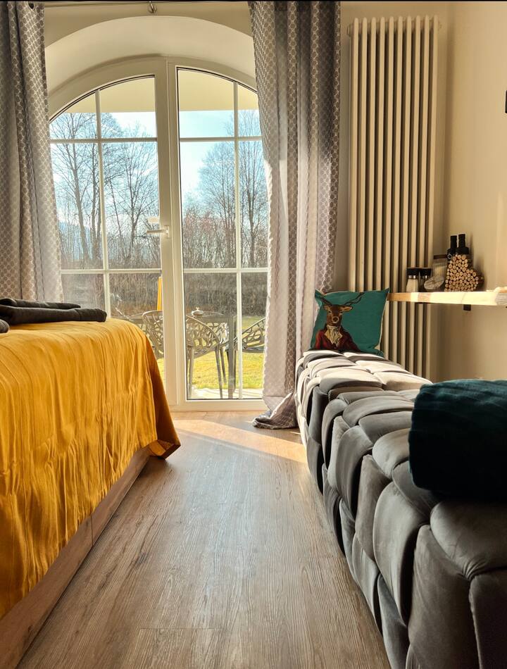 Design Ski Chalet Terrasse Sauna - Arrach
