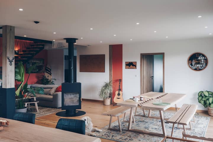 Maison En Bois De 240m2 Avec Spa - Santec