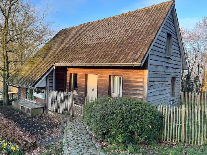 Houten Huisje With A View - Oudenaarde