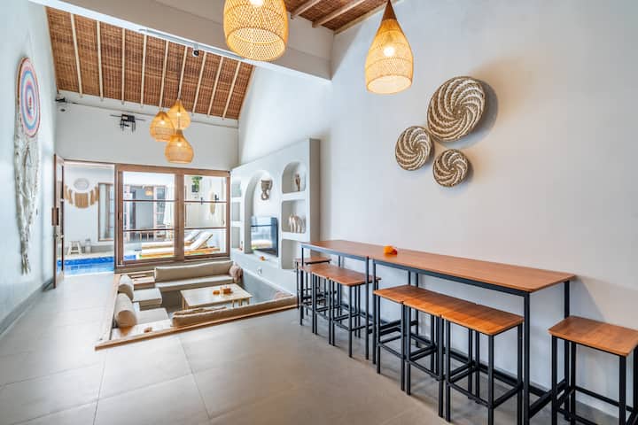 Boho Canggu Stay | Pools Fast Wi-fi Freecoworking6 - Canggu